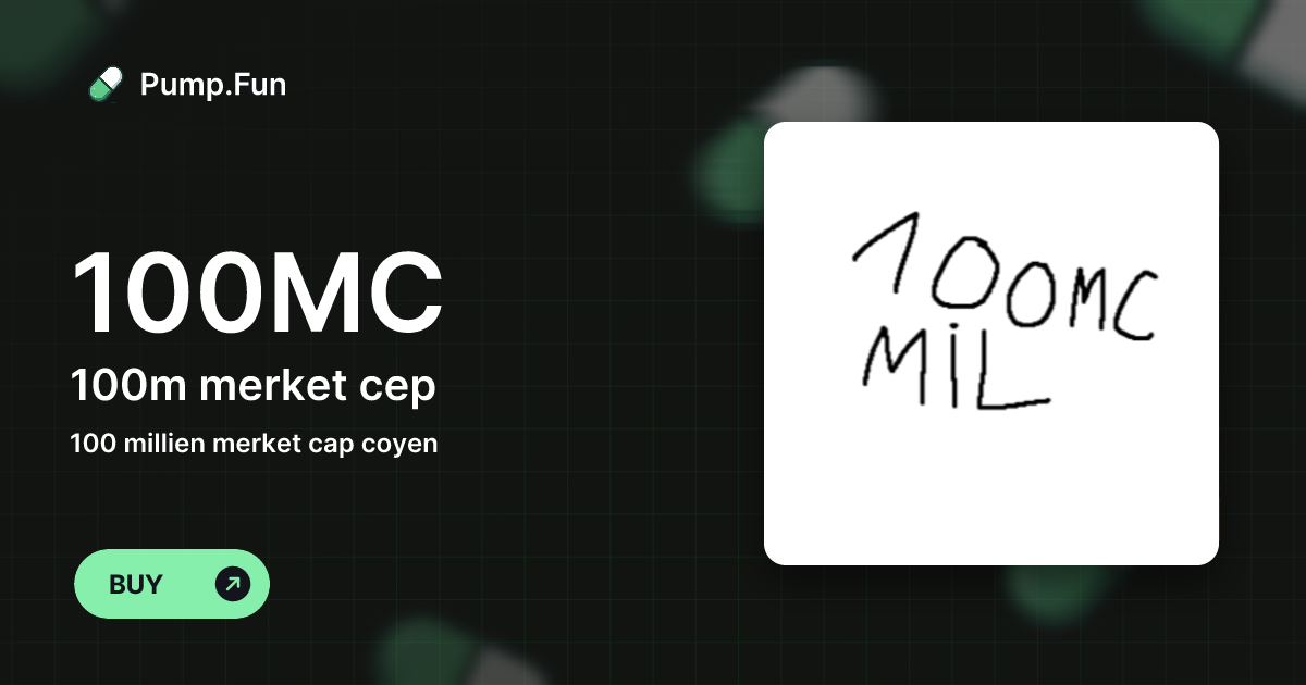 100m merket cep (100MC) - Pump