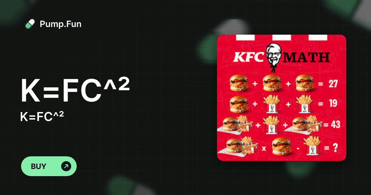 K=FC^² (K=FC^²) - Pump