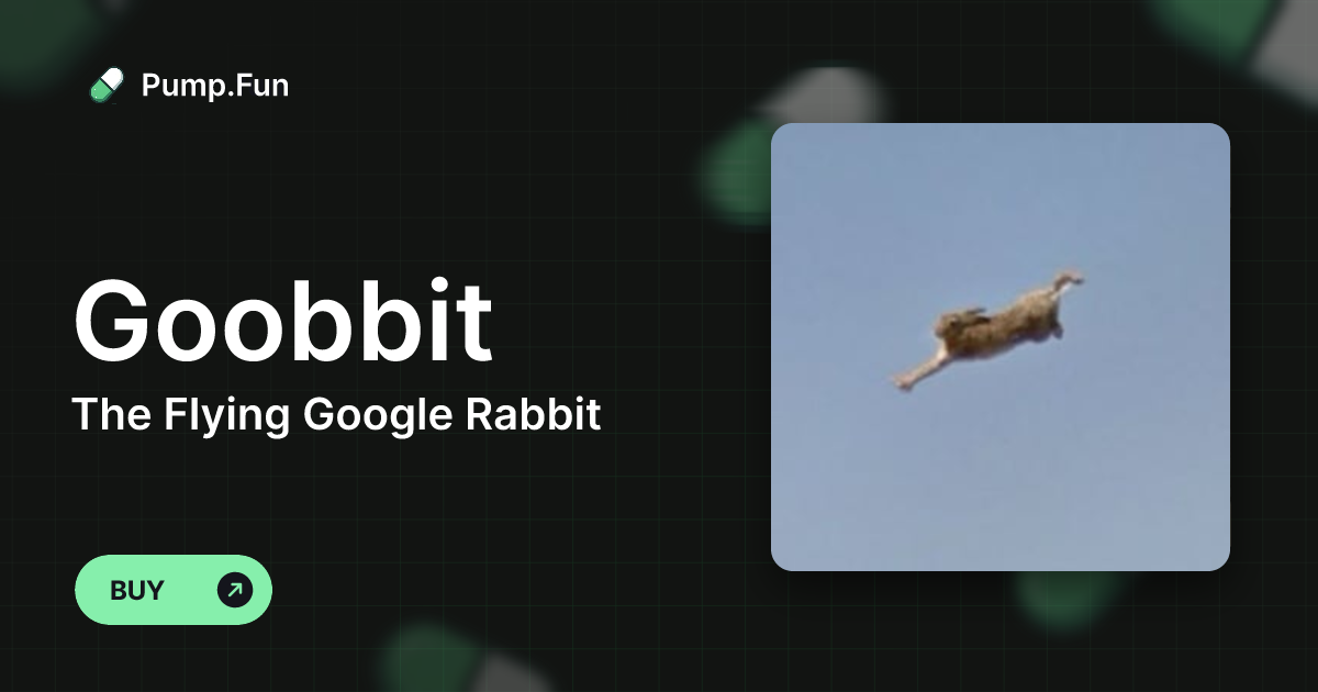 The Flying Google Rabbit (Goobbit) - Pump