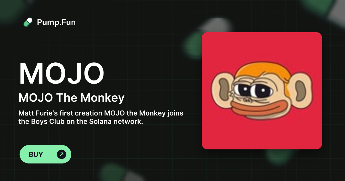 MOJO The Monkey (MOJO) - Pump