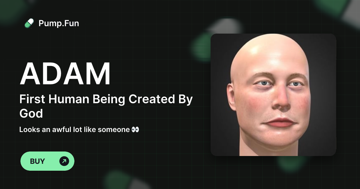 First Human Being Created By God (ADAM) - Pump