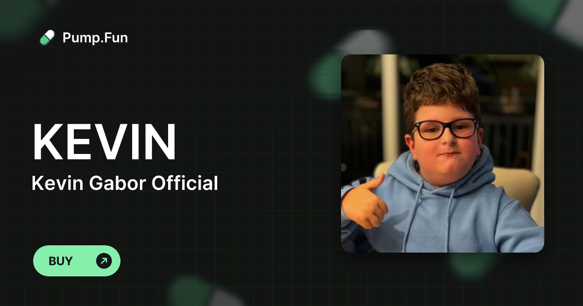 Kevin Gabor Official (KEVIN) - Pump