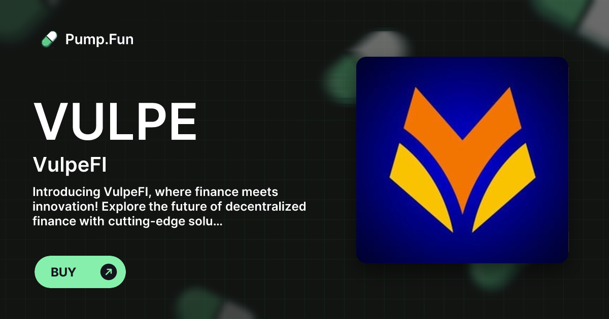 VulpeFI (VULPE) - Pump