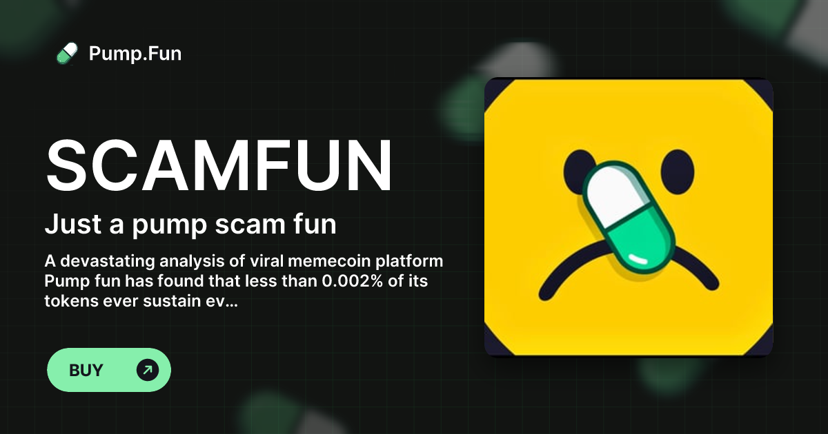 Just a pump scam fun (SCAMFUN) - Pump