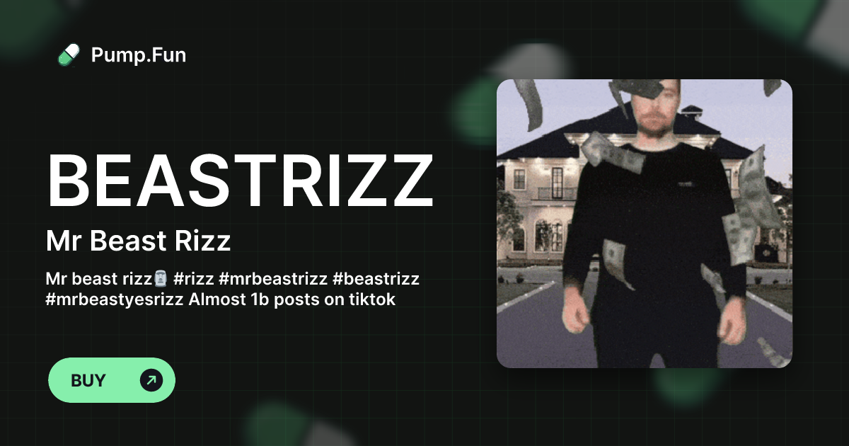 Mr Beast Rizz (BEASTRIZZ) - Pump