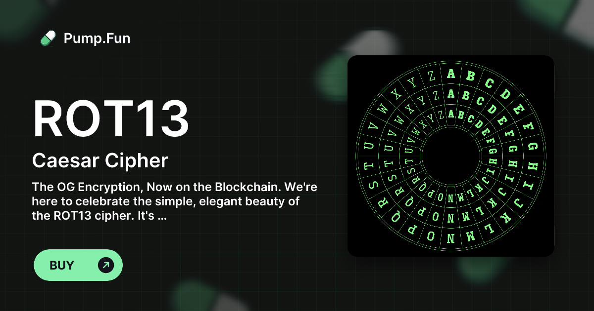 Caesar Cipher (ROT13) - Pump