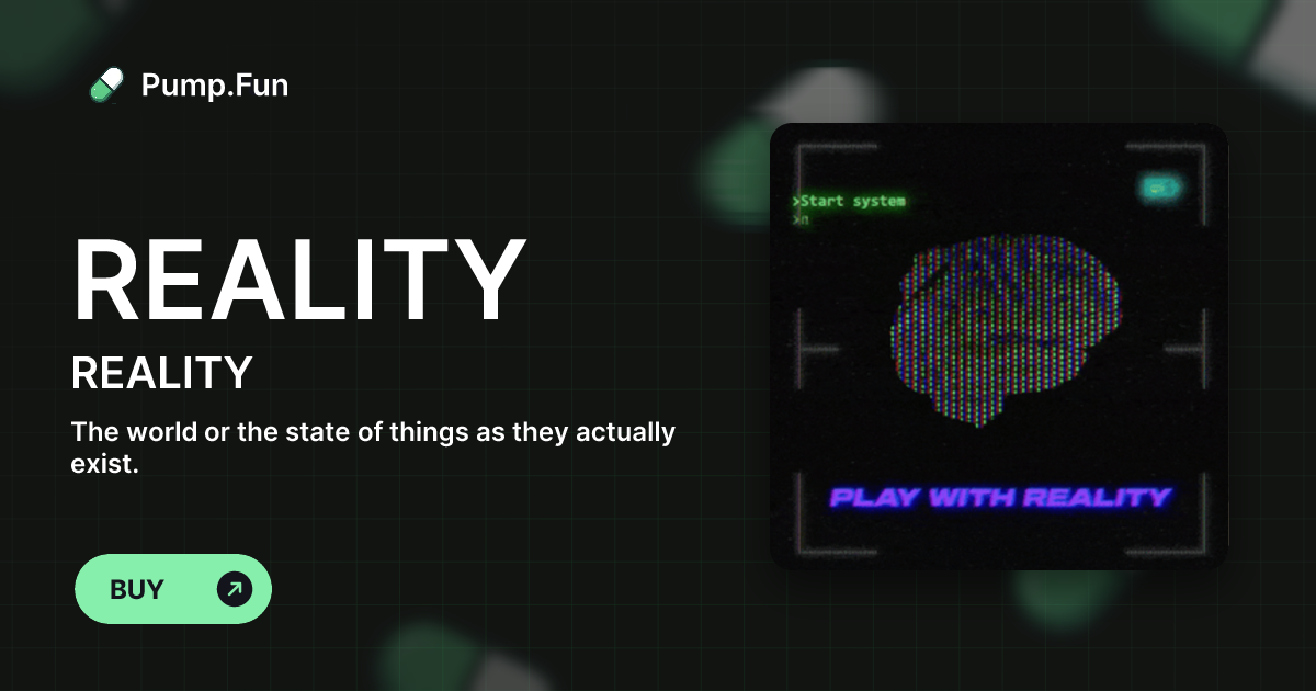 REALITY (REALITY) - Pump