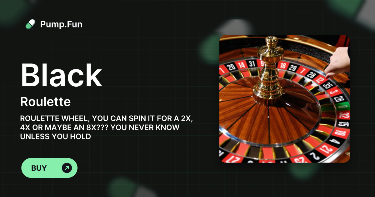 Roulette (Black) - Pump