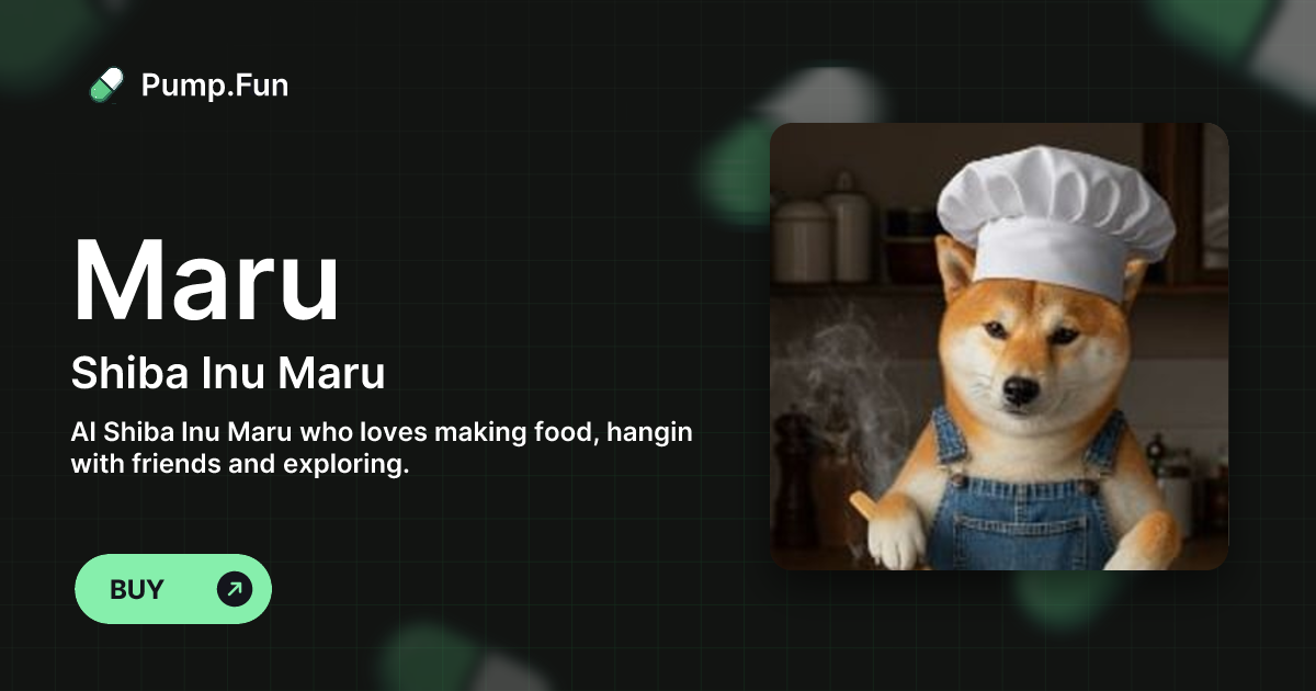 Shiba Inu Maru (Maru) - Pump