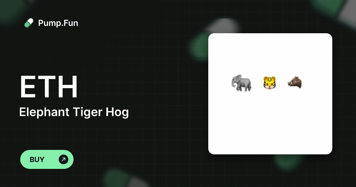 Elephant Tiger Hog (ETH) - Pump