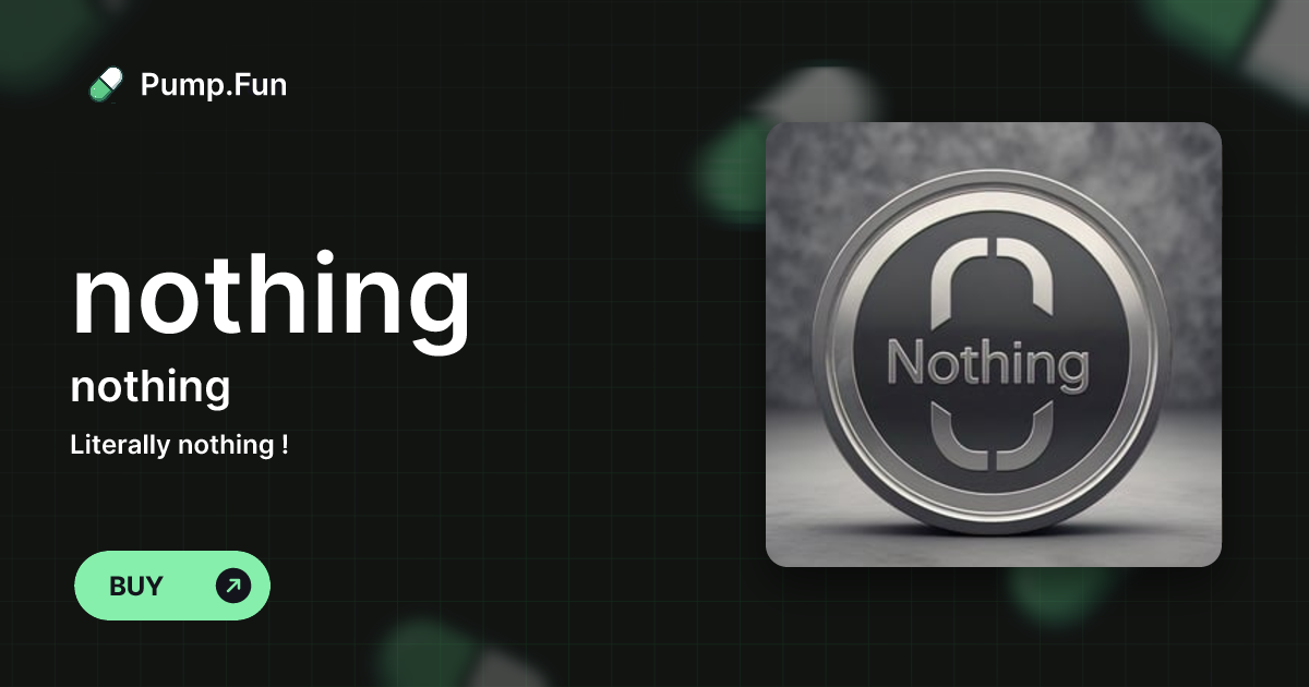 nothing (nothing) - Pump