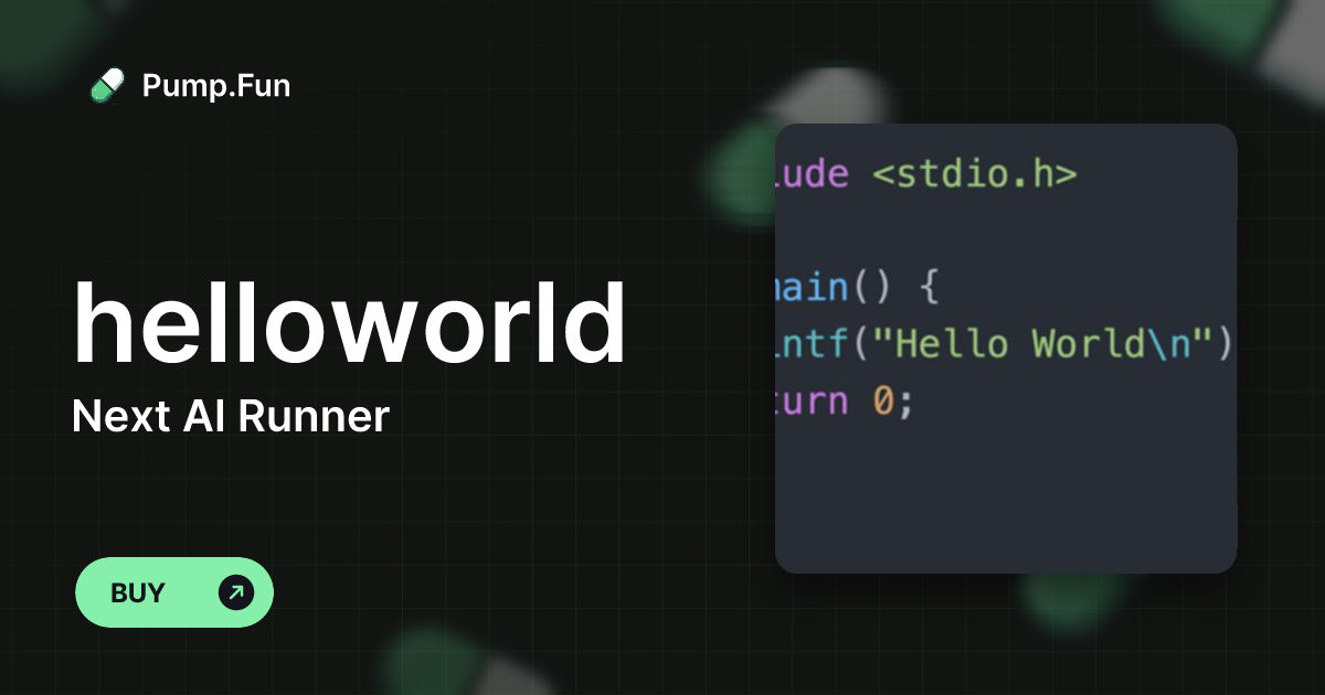 Next AI Runner (helloworld) - Pump