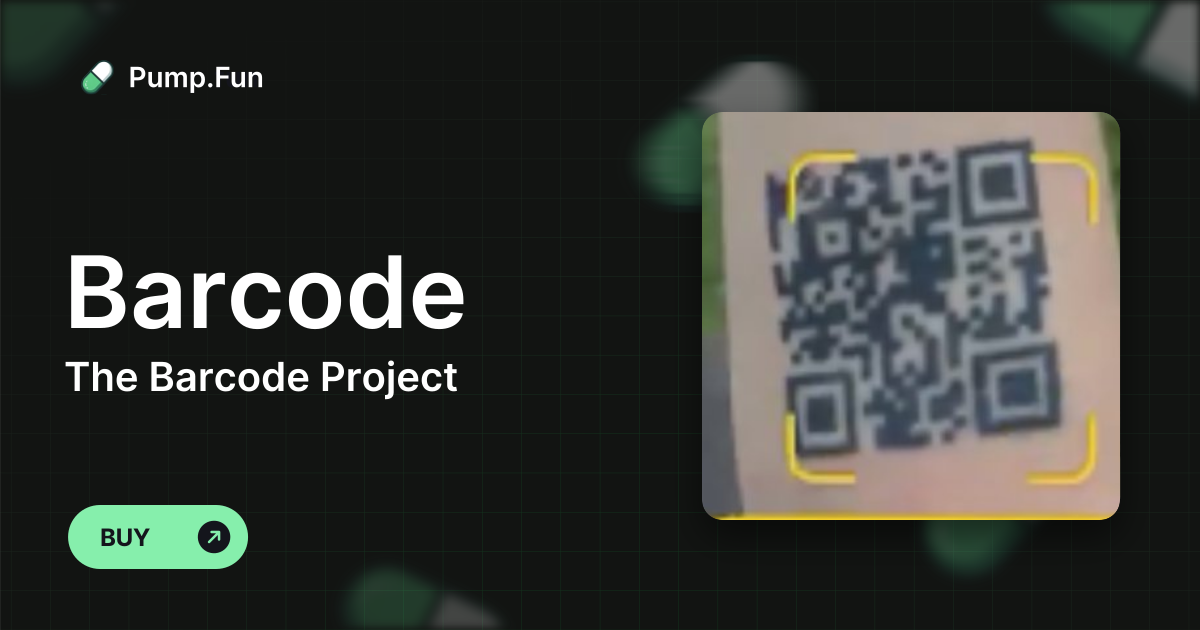 The Barcode Project (Barcode) Price, Chart & Market Cap | Pump