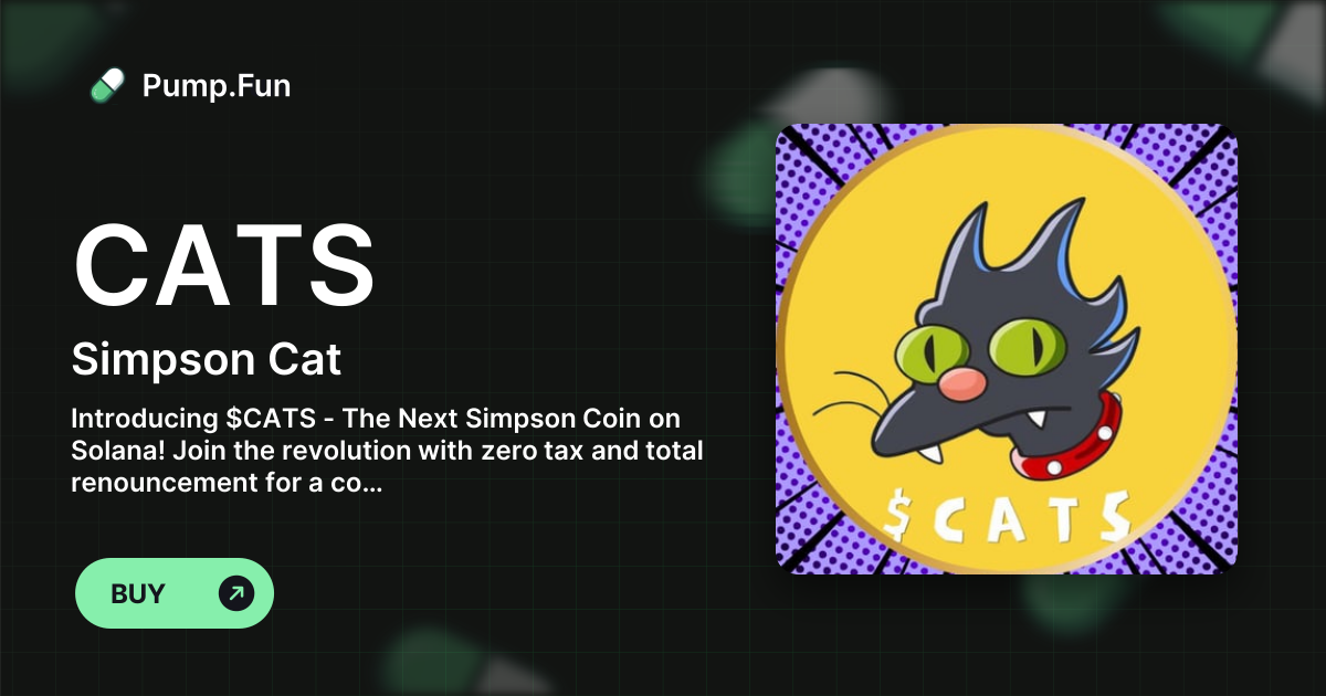 Simpson Cat (CATS) - Pump