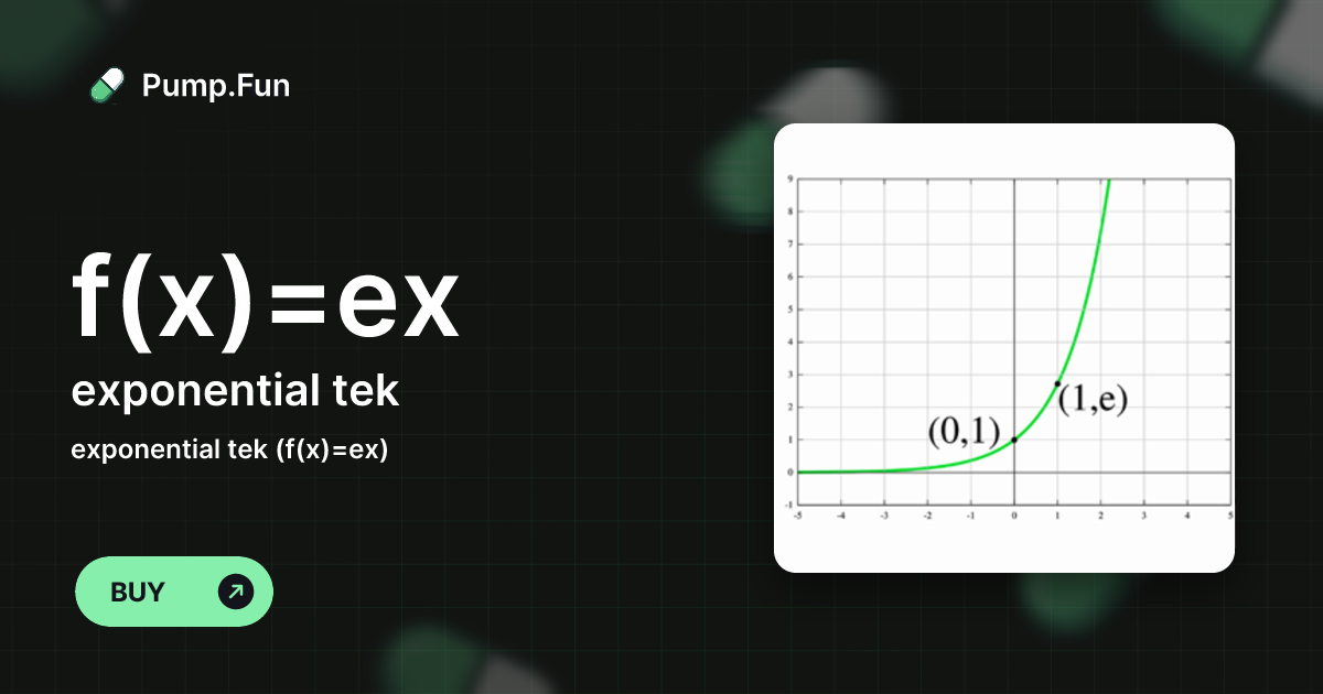 exponential tek (f(x)=ex) - Pump