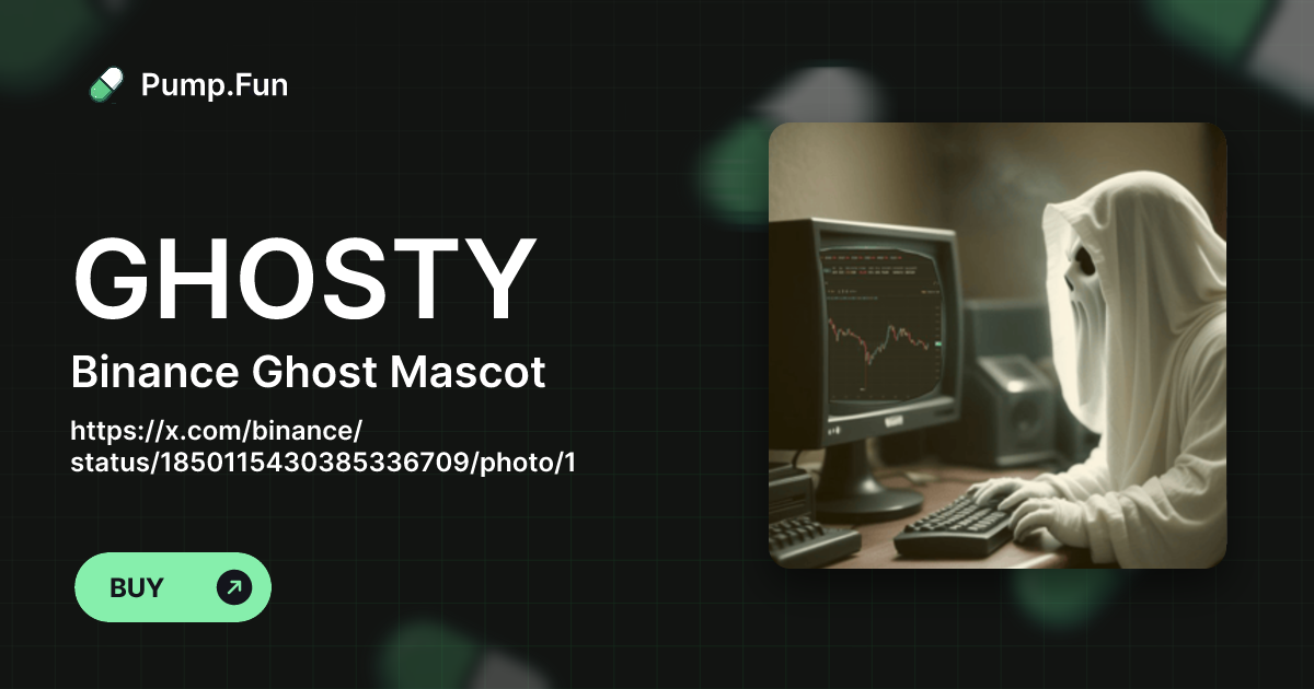 Binance Ghost Mascot (GHOSTY) - Pump
