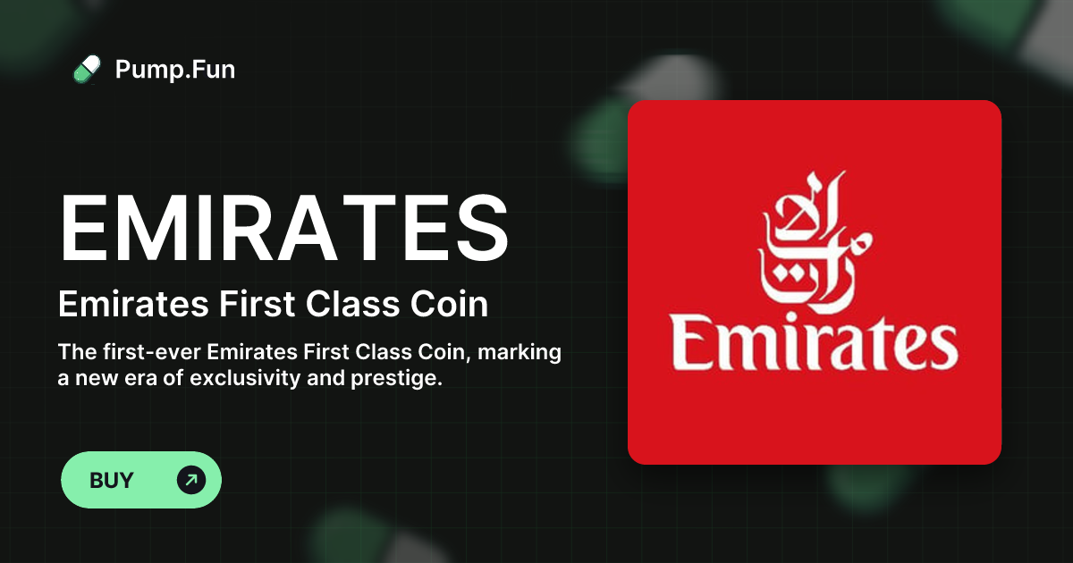 Emirates First Class Coin (EMIRATES) - Pump
