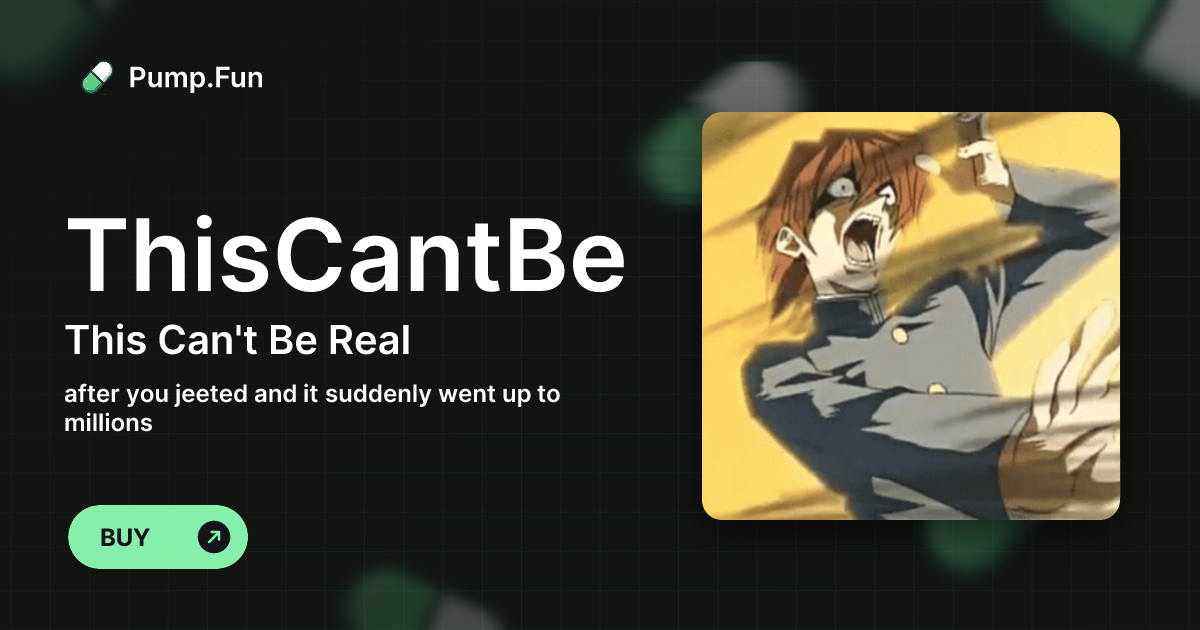 This Can't Be Real (ThisCantBe) - Pump