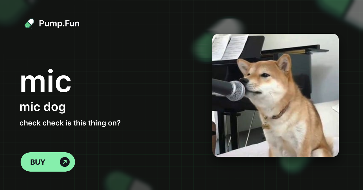 mic dog (mic) - Pump