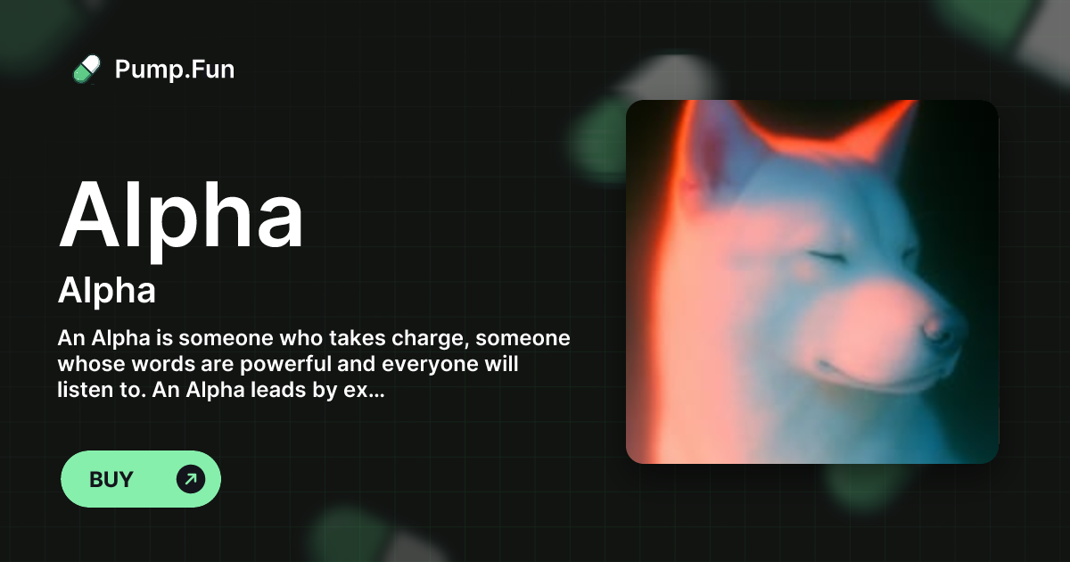 Alpha (Alpha) - Pump
