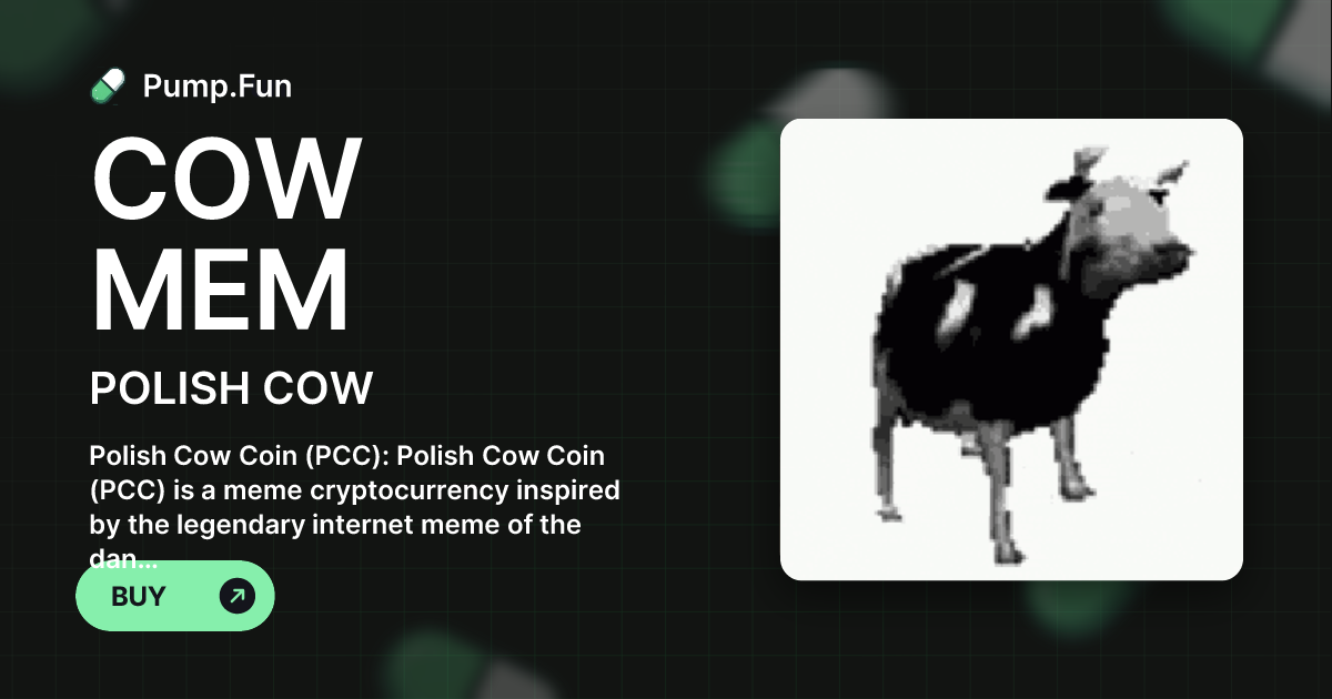 POLISH COW (COW MEM) - Pump
