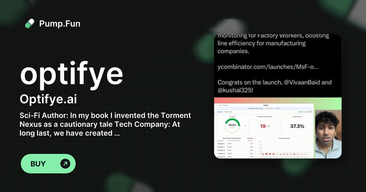 Optifye.ai (optifye) - Pump