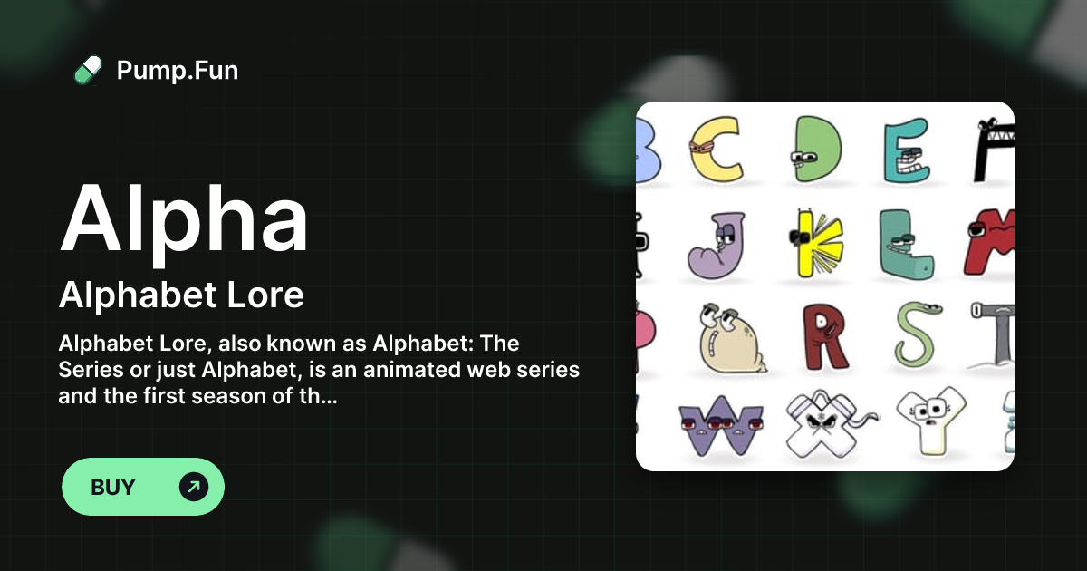 Alphabet Lore (Alpha) - Pump