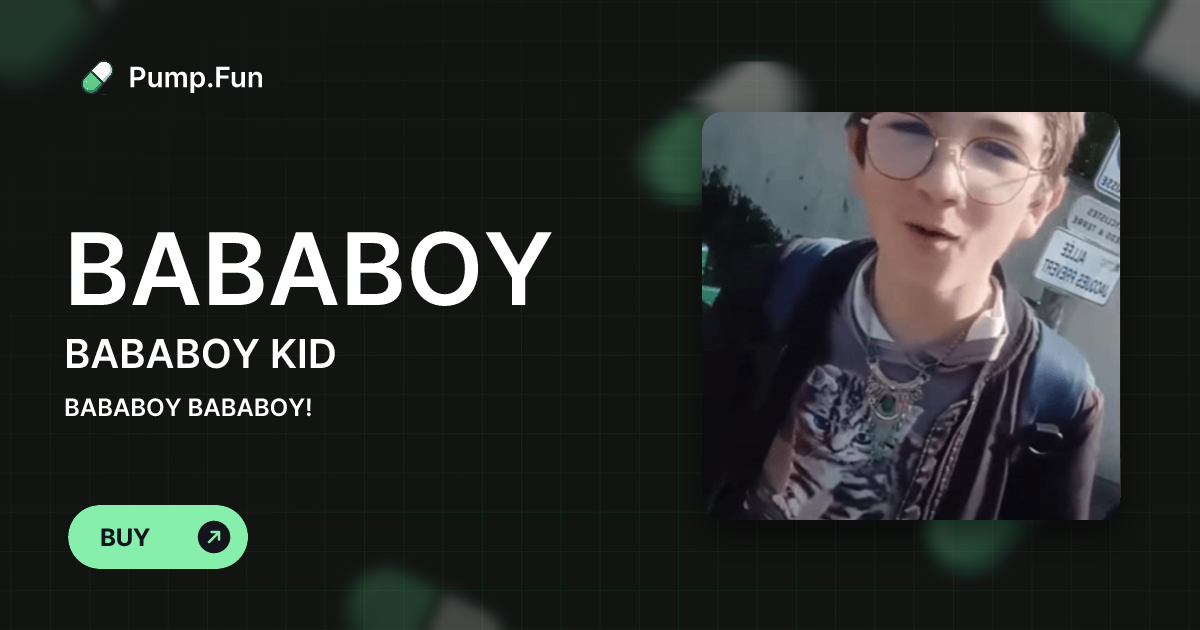 BABABOY KID (BABABOY) - Pump