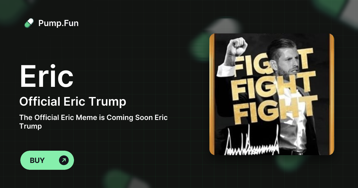 Official Eric Trump (Eric) - Pump