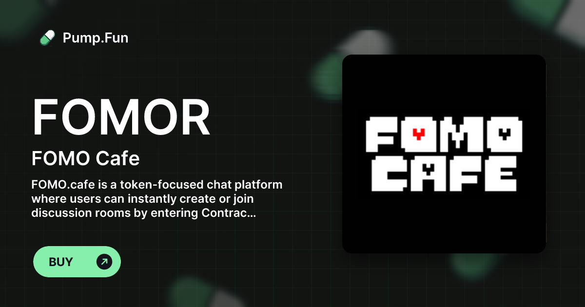 FOMO Cafe (FOMOR) - Pump
