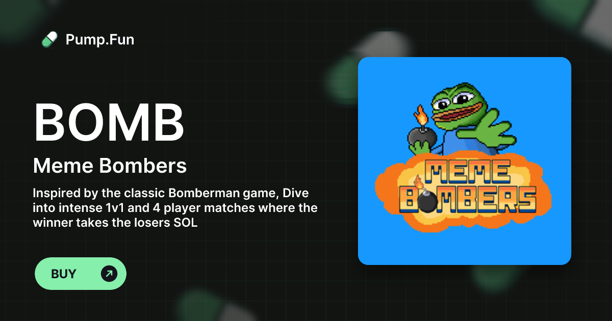 Meme Bombers (BOMB) - Pump