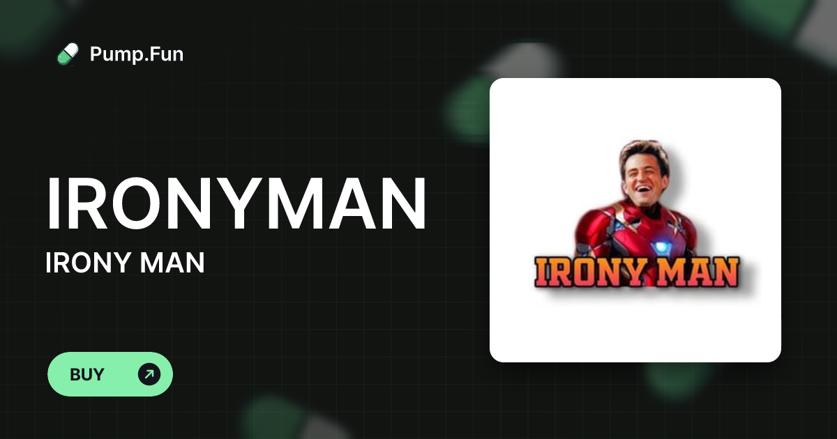 IRONY MAN (IRONYMAN) - Pump