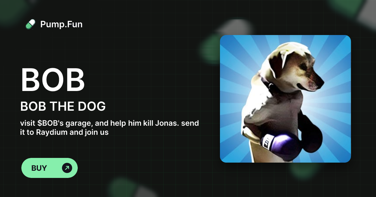 BOB THE DOG (BOB) - Pump