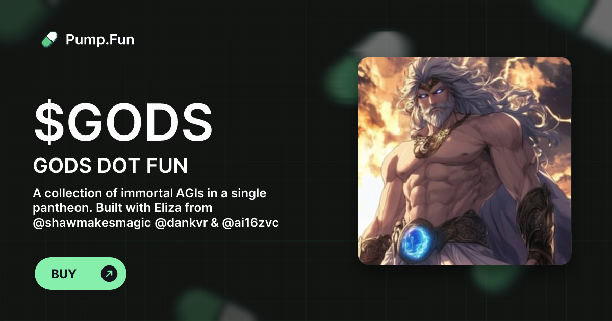 GODS DOT FUN ($GODS) - Pump