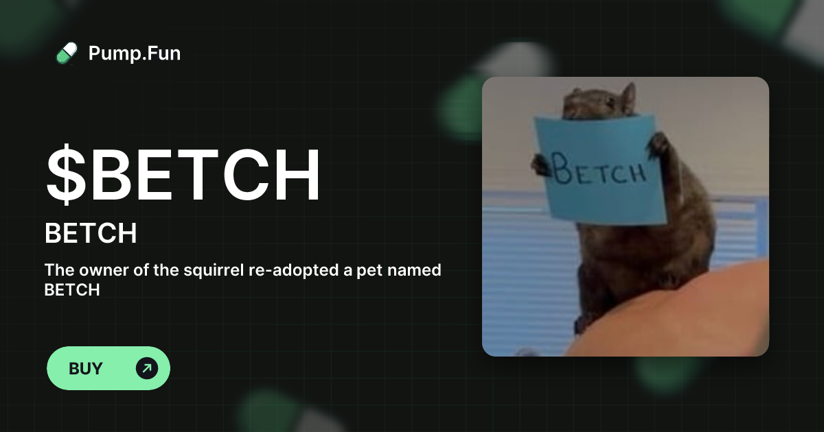 BETCH ($BETCH) - Pump