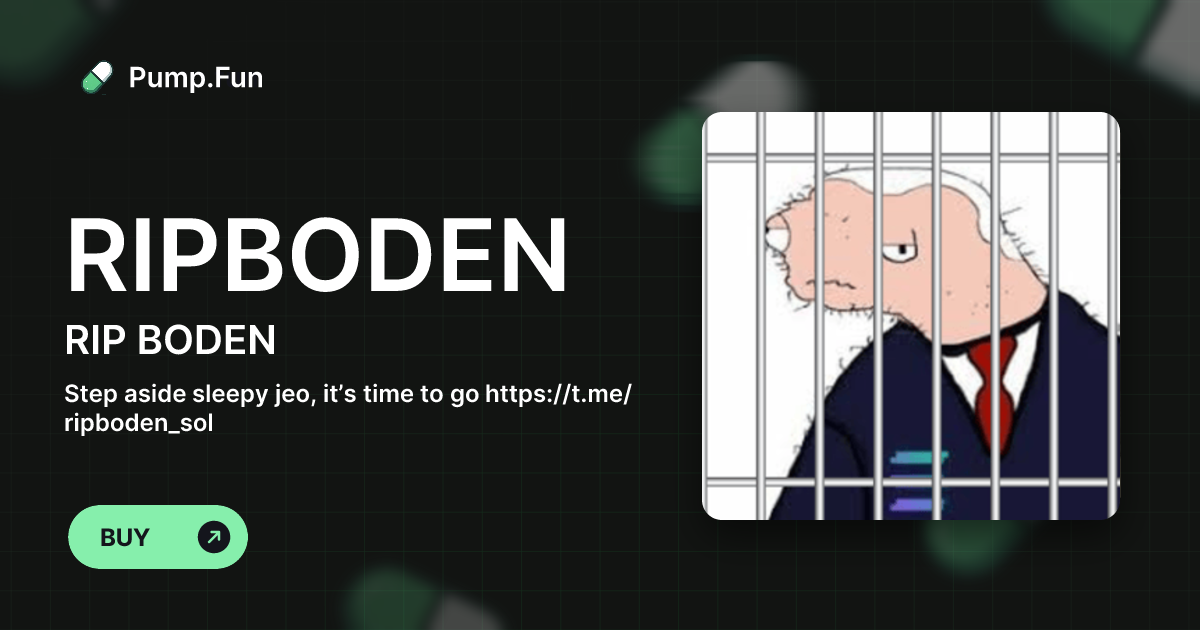 RIP BODEN (RIPBODEN) - Pump