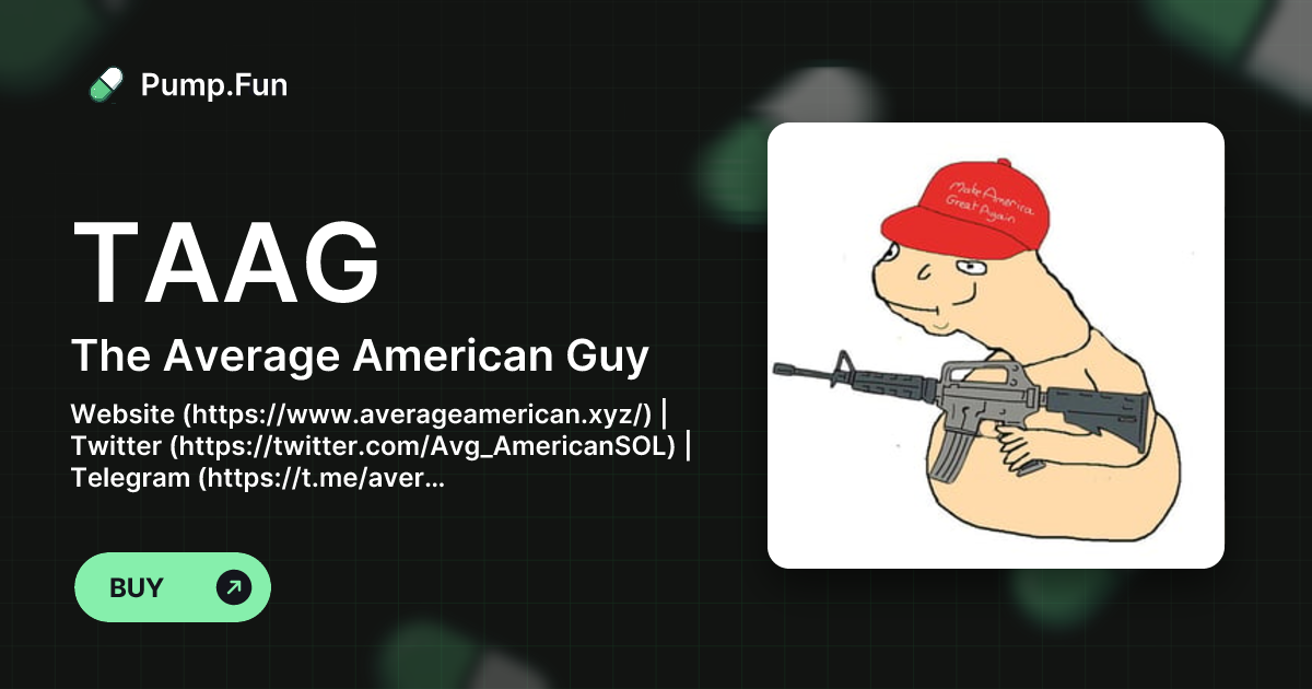The Average American Guy (TAAG) - Pump