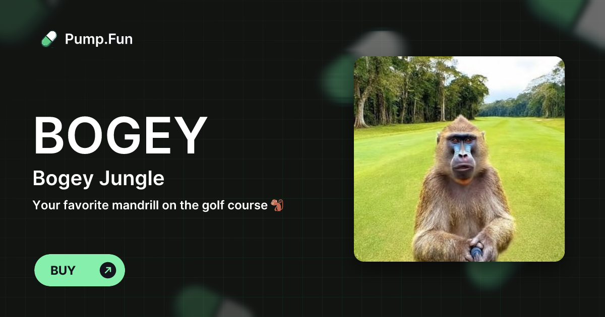 Bogey Jungle (BOGEY) - Pump