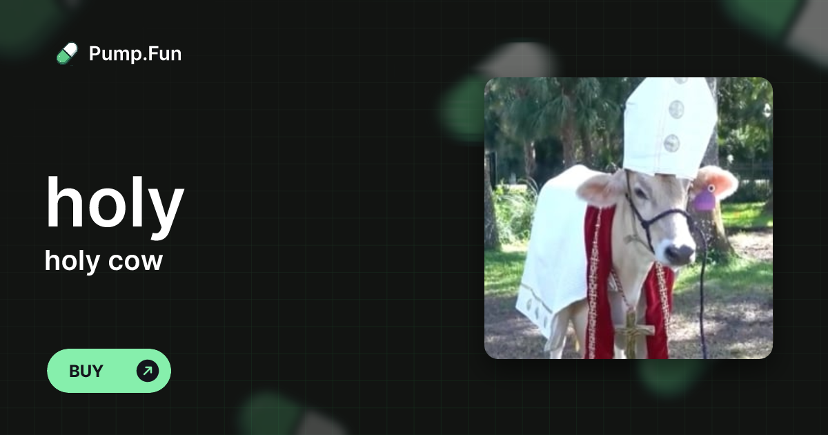 holy cow (holy) - Pump