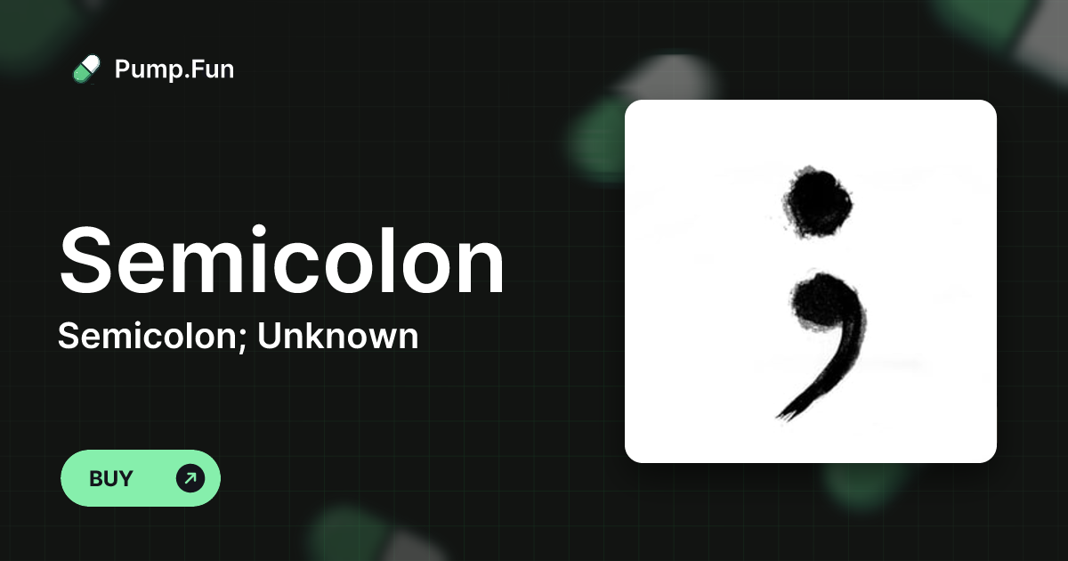 Semicolon; Unknown (Semicolon) - Pump