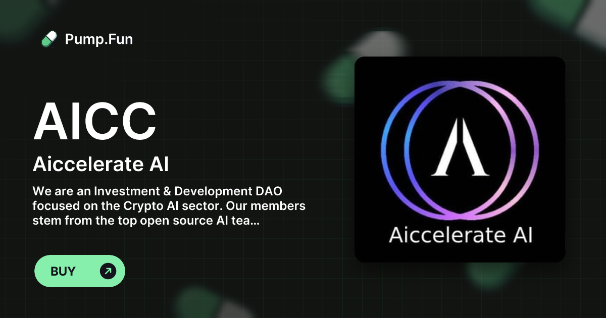 Aiccelerate AI (AICC) - Pump