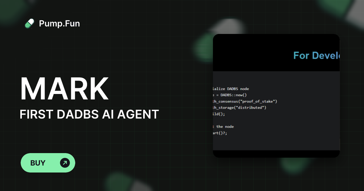 FIRST DADBS AI AGENT (MARK) - Pump