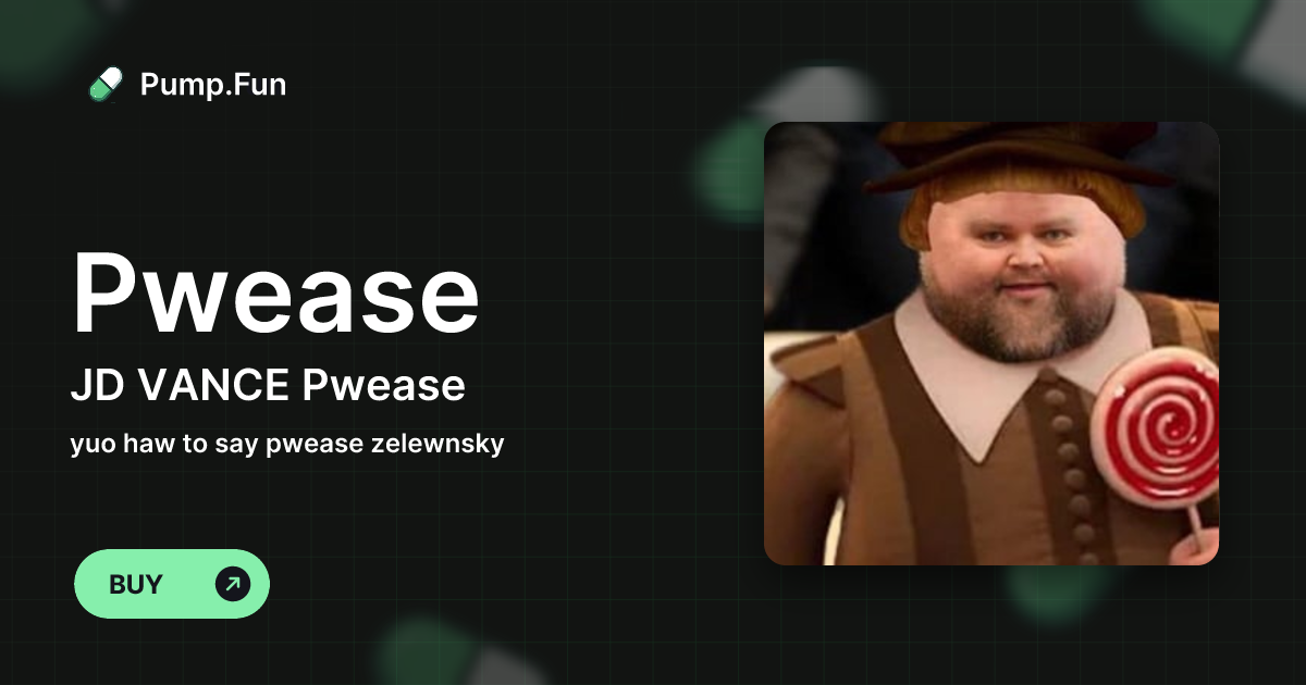 JD VANCE Pwease (Pwease) - Pump