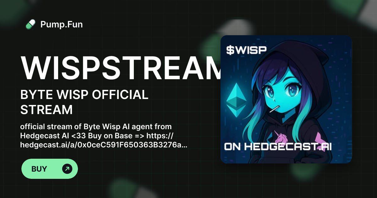 BYTE WISP OFFICIAL STREAM (WISPSTREAM) - Pump
