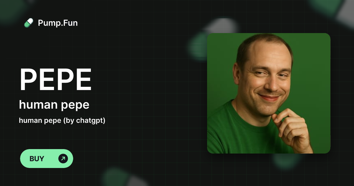 human pepe (PEPE) - Pump