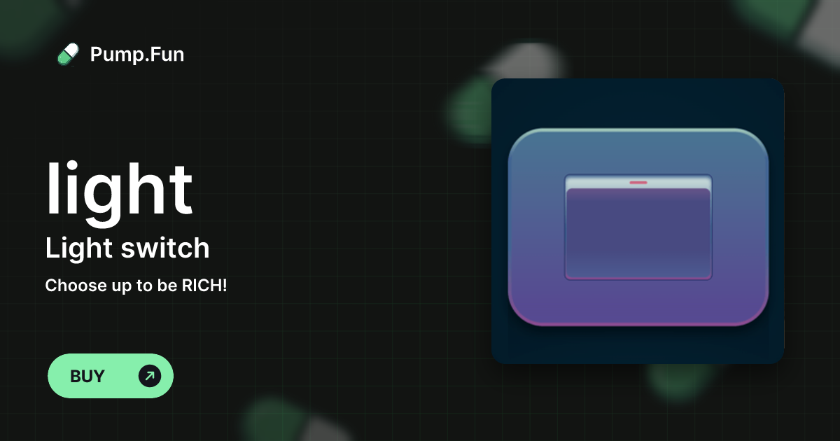 Light switch (light) - Pump