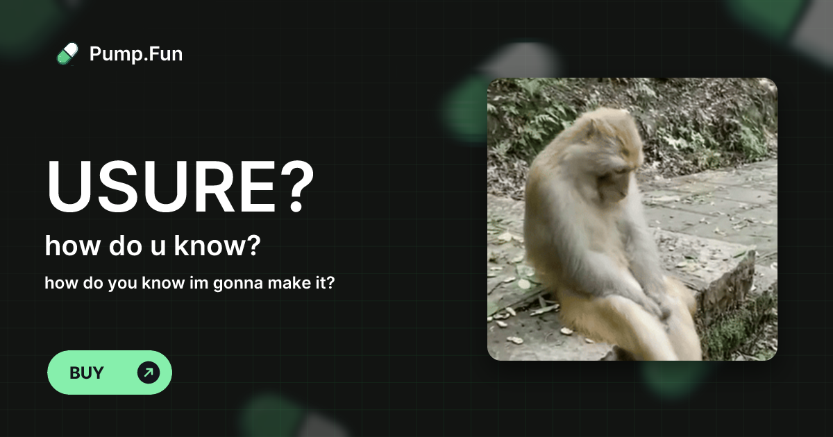 how do u know? (USURE?) - Pump