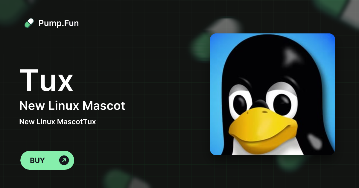 New Linux Mascot (Tux) - Pump