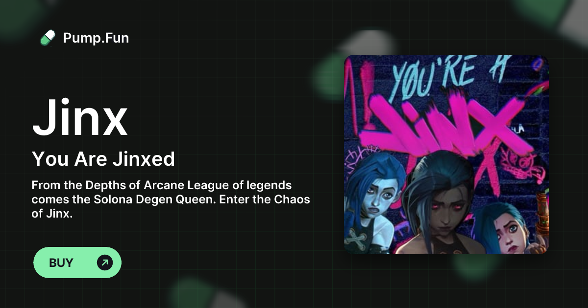 You Are Jinxed (Jinx) - Pump