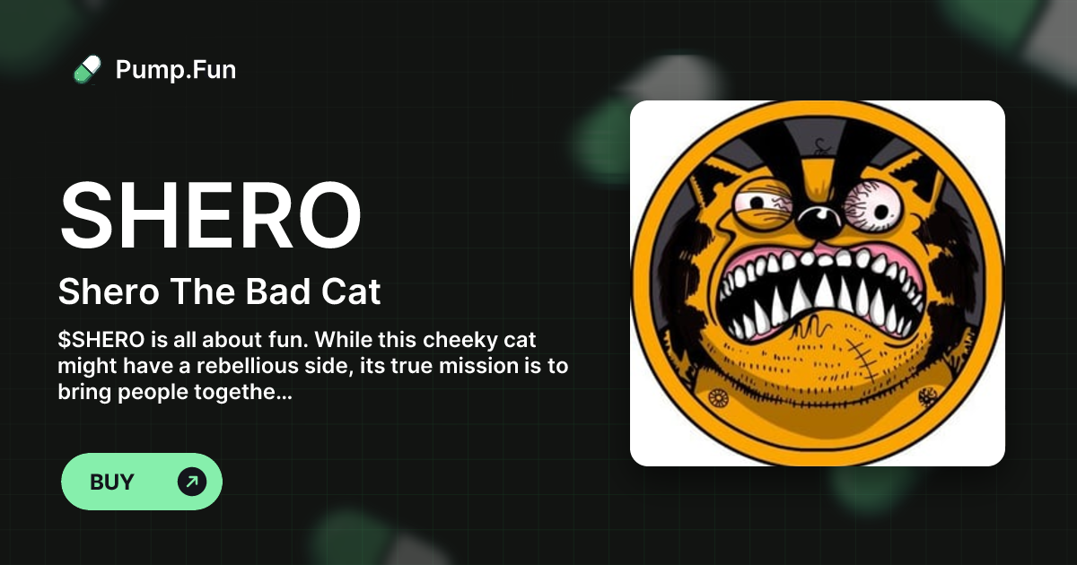 Shero The Bad Cat (SHERO) - Pump